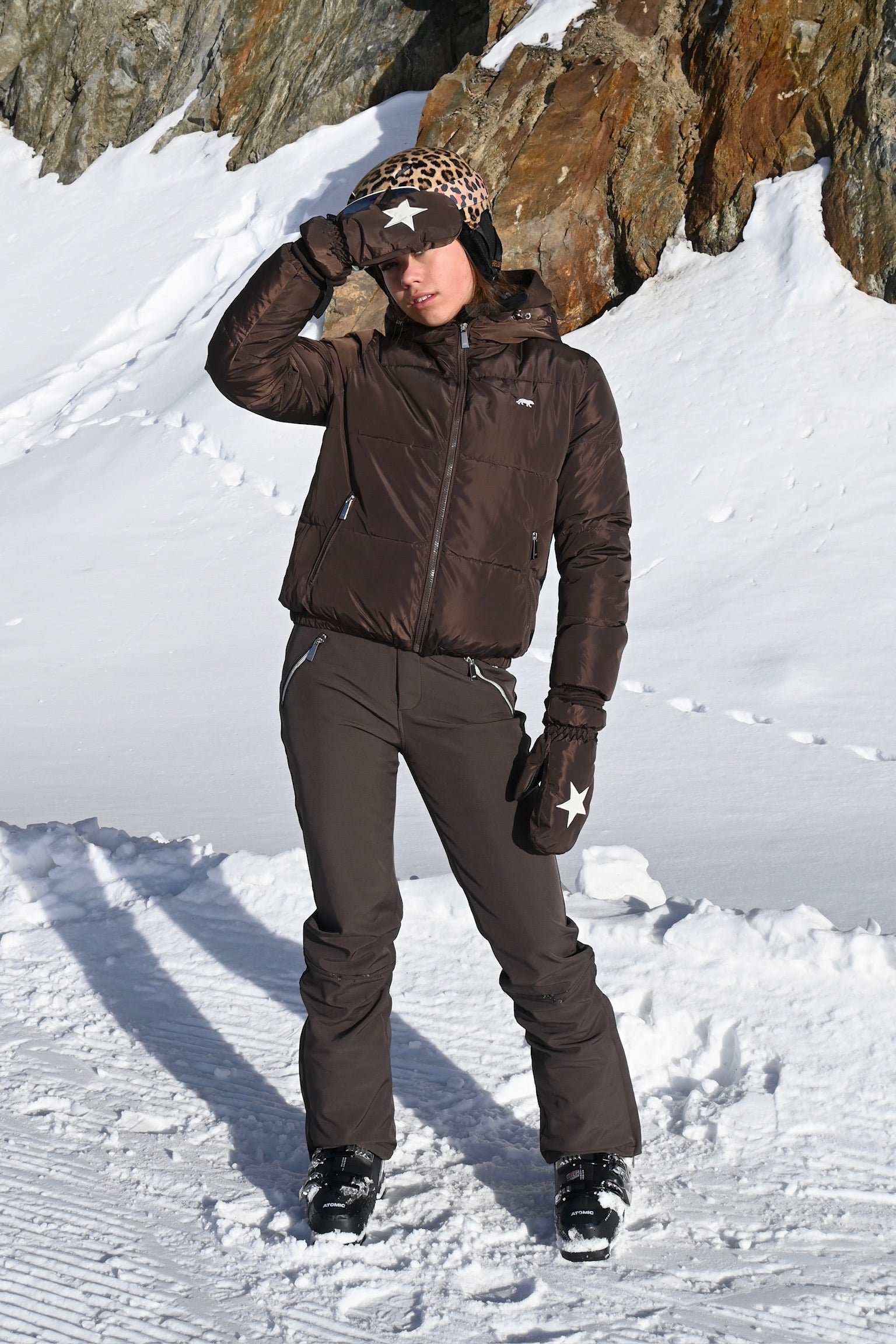 Tiger ski pants - bruin - Fashiontiger