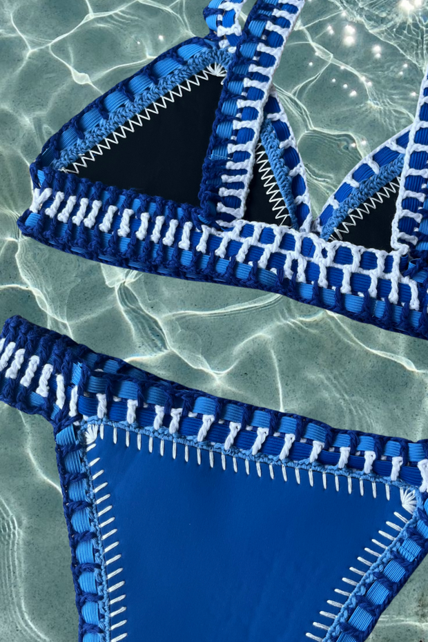 Mamma Mia Ibiza bikini - blauw reversible - Fashiontiger